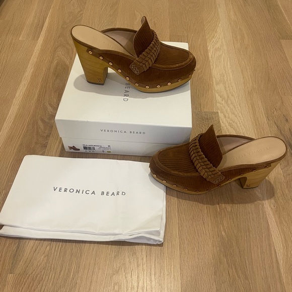 Veronica Beard | Shoes | Veronica Beard Delia Suede Studded Mule Size 9 ...
